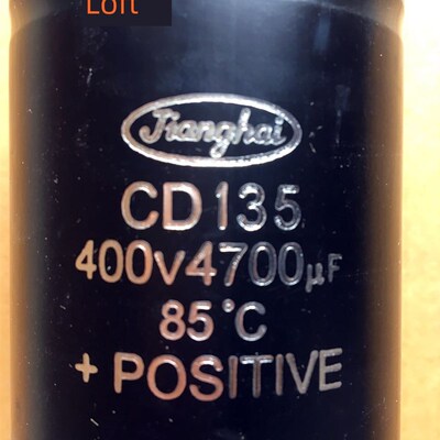 江海Cd135 400V4700Uf高压逆变电容65X120