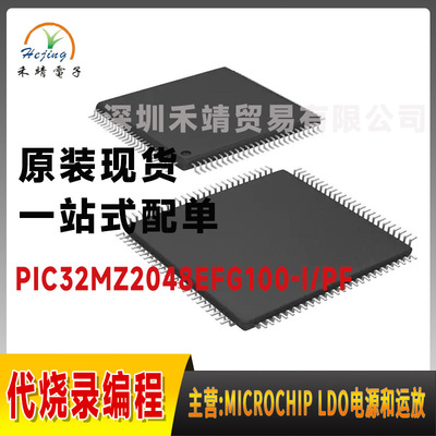 PIC32MZ2048EFG100-I/PF微芯microchip E/PF PT微控制器 QFP100