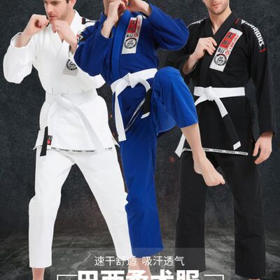 巴西柔术道服防磨衣男女专业训练服BJJ GI巴柔道服成人加厚轻量级