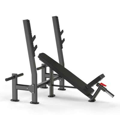 杰森F-A51S下斜卧推举重床 健身房力量训练器械