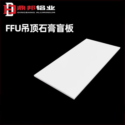 厂家直销 FFU吊顶盲板洁净室双面彩钢天花板盲板防火隔音石膏盲板
