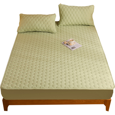 定做订制A类全棉夹棉防水抗菌床笠纯棉榻L榻米拼接床罩上下铺床包