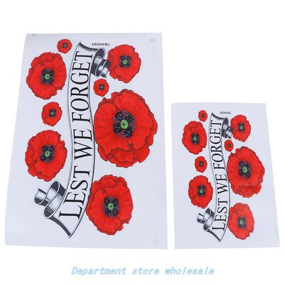 1pc car waterproof car sticker LEST WE FORGET alphabet car s