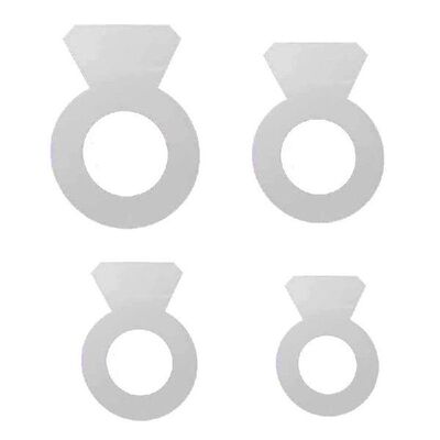 Big Diamond Ring Shape Kitchen Baking Mold Plastic Cake