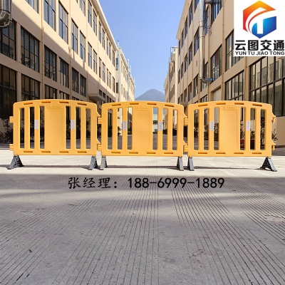 好货新料三孔水马塑料防撞桶隔离墩市政道路塑料护栏围挡注水施工