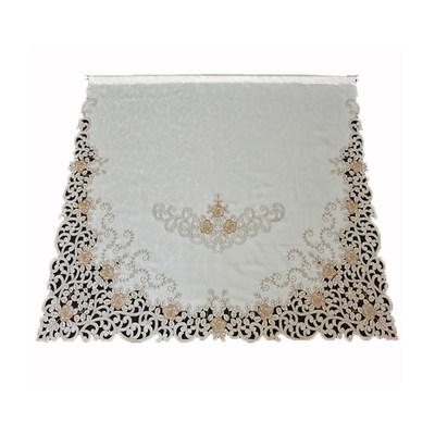 电视机盖巾液晶电视机防尘罩55寸60寸65M寸刺绣布艺台式挂式曲屏