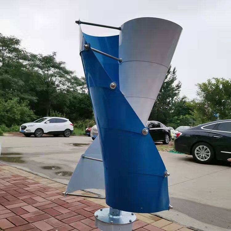 户外小型风力发电机家用永磁12v/24v螺旋式磁悬浮风力发电机220伏