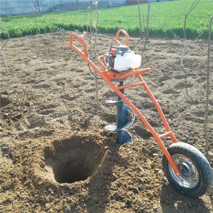 好货现货植树挖坑机 汽油钻地机 施肥打眼机园林机械