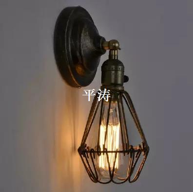 极速Loft Retro Style Industrial Wall Sconce Vintage Wall Lam
