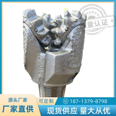钻头直径190mm钢齿三牙轮钻头IADC217橡胶密封铣齿牙轮钻头
