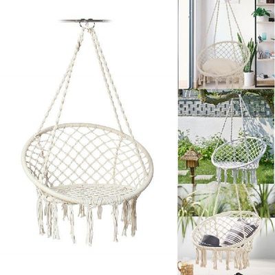 Hanging Seat Round Hammock Swing Hanging Chair Outdoor
