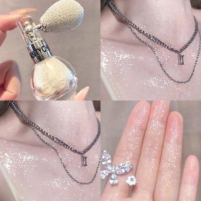 商超爆款新娘身体闪粉闪亮珠光锁骨脖子碎钻喷雾亮晶晶闪粉高光