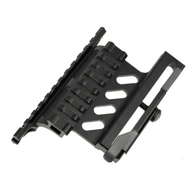 跨境AK74SAIGA斜支架AK快拆侧面轨斜支架45度侧导轨AK快拆斜支架