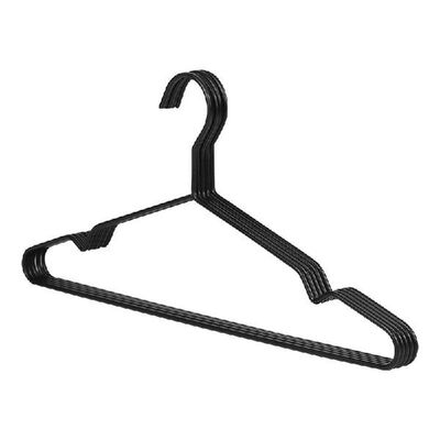 极速5 PCS Iron Coat Hanger with Recess Design for Coat Trous