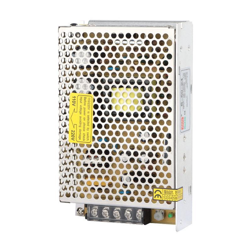 厂家直销S系列50W足功率12V变压器充电桩适配工业开关电源24V