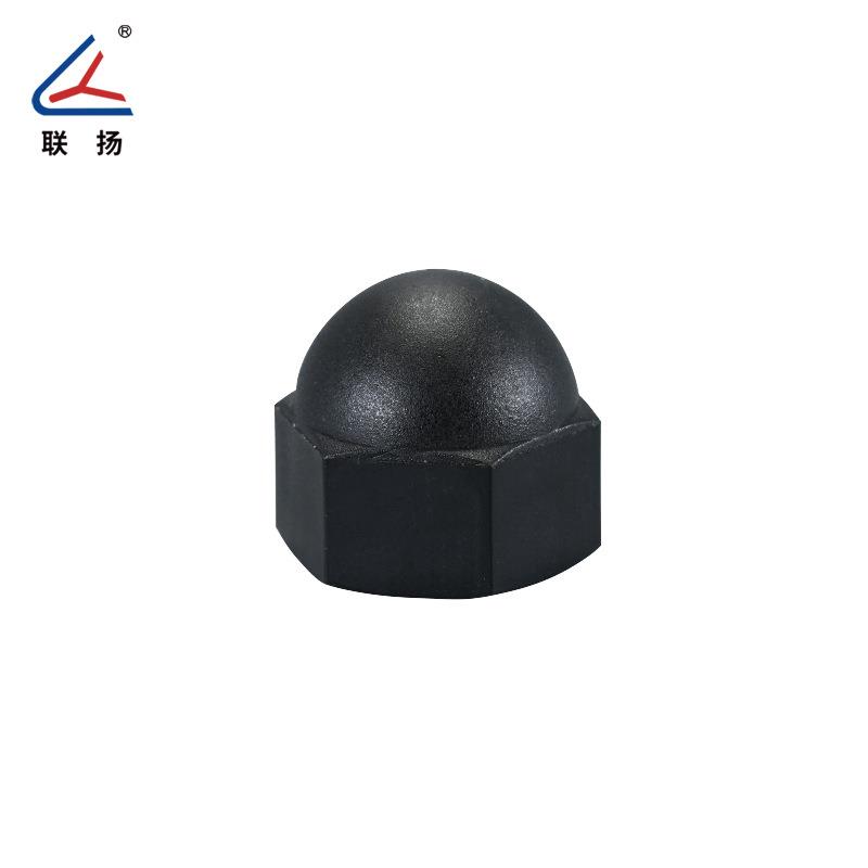 联扬尼龙盖型螺母塑料螺母螺帽白色锁紧装饰塑胶螺母绝缘盖帽