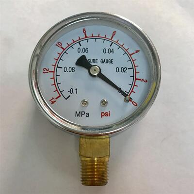 负压表 真空表 绝压表 -14-0psi  -0.1-0mpa Y-60 直径60mm 径向