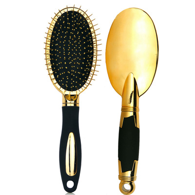 气囊梳子钢针 头皮按摩梳 金属梳齿大板梳M直发卷发造型防静电家