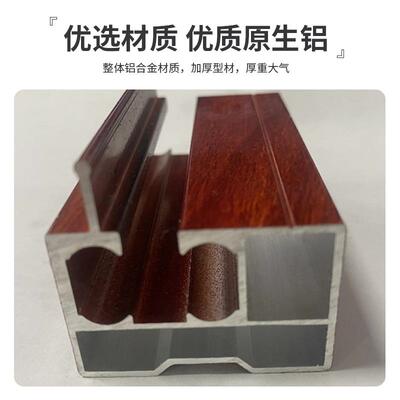 铝合金金刚网折叠纱门平防盗带锁网隐防猫狗72104老鼠防蚊形拉推