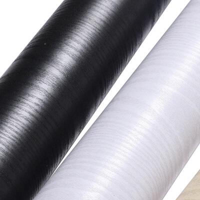 H63-H66时尚粘音木纹VPC衣柜书桌波软片防水立自体墙贴家具翻新木