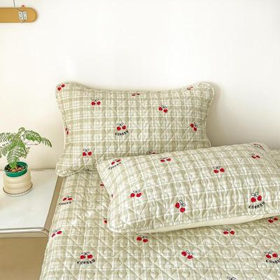 套4371新款棉纯棉印花夹棉床笠两件小清新三件套全床垫保护罩舒适