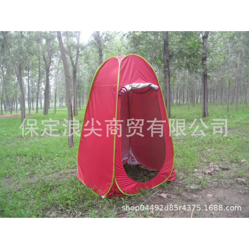 厂家供应自动更衣帐蓬沐浴帐篷懒人帐篷扁丝帐篷户外厕所帐篷