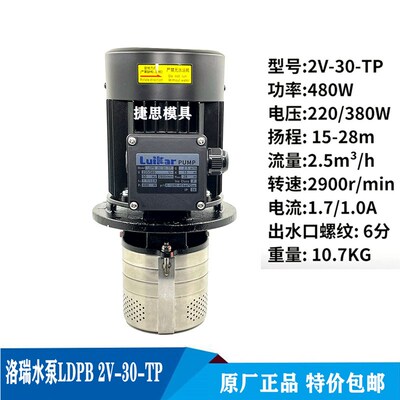 线切割Luikar洛凯水泵LDPB2V-30-TP洛锐480W卧式多级离心泵380V