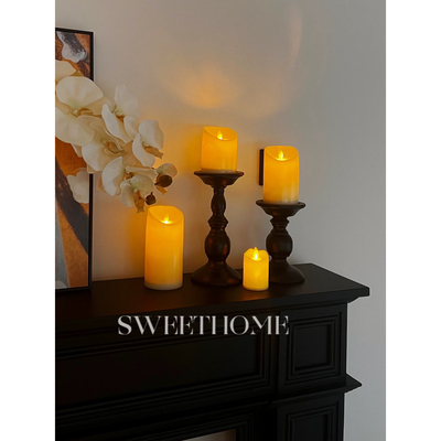 SweetHome *复古罗马烛台蜡烛摆件高级感浪漫烛光晚餐氛围感装饰