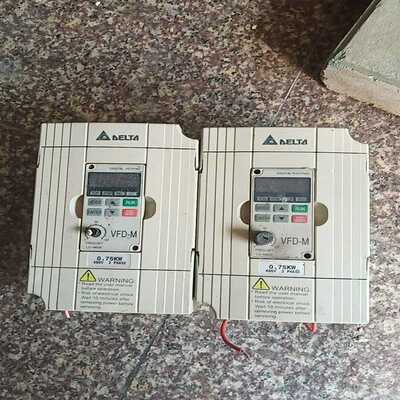 询价~台达变频器0.75KW VFD007M43B 原装拆机，实物