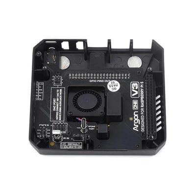 树莓派5 专用铝合金外壳机箱 带散热风扇ARGON ONE V3 可拆卸顶盖