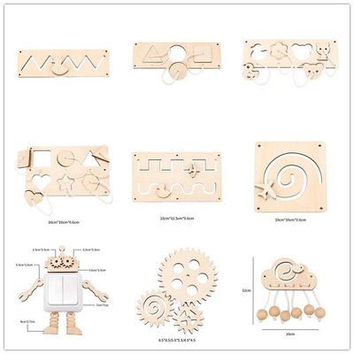 Montessori Busy Board Element Part Accessories Kid Early Lea