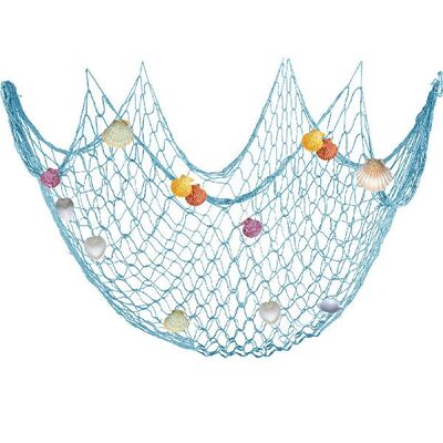 极速Decorative Fish Net 2pcs Fishing Net Decorative Wall