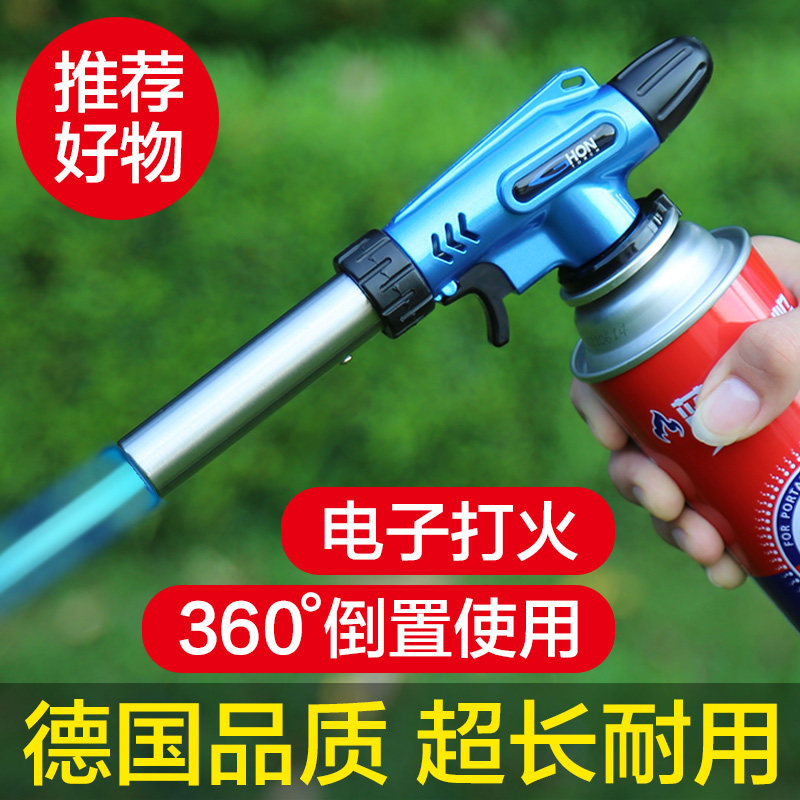 卡式气喷火枪烧猪毛便携式喷枪头手持点火器喷灯火焰W枪烘焙烧肉