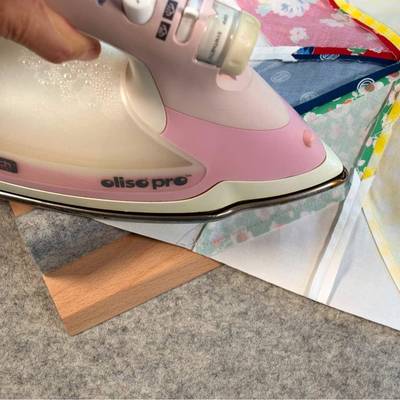 跨境可磁性熨烫拼布压板带毛钻缝纫棉布缝熨烫工具Clapper wool