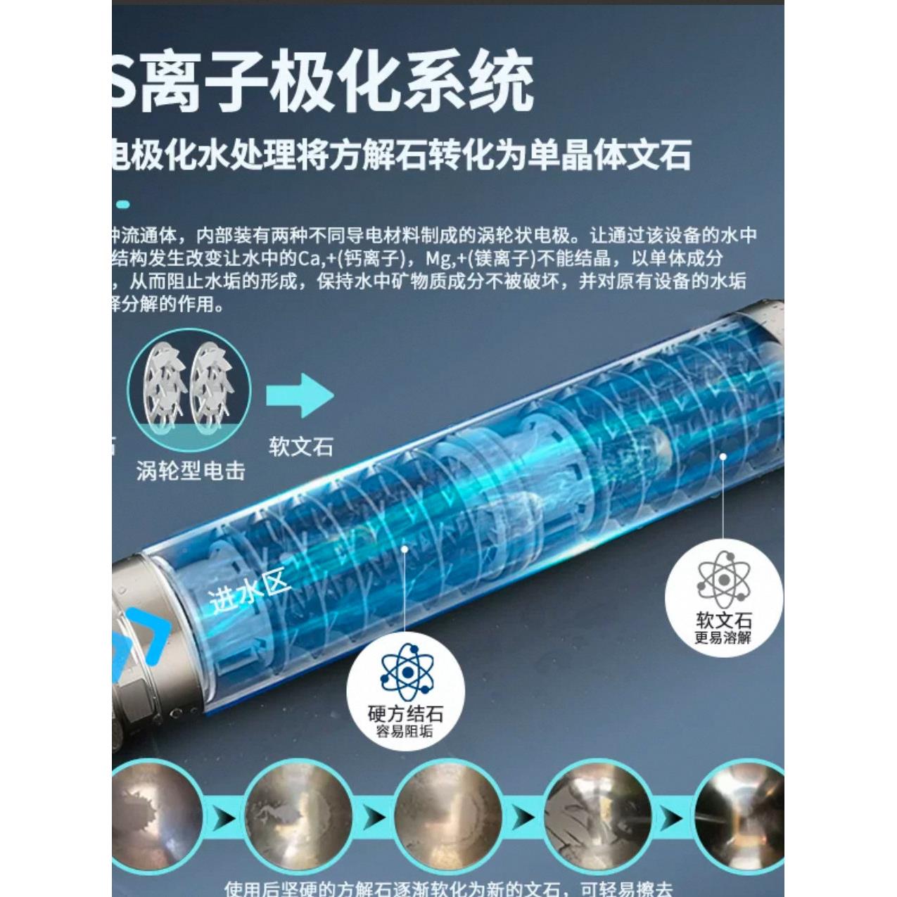 元沃模全屋中央软水0机式家用软水机大流量1t436规塞软水机无废水