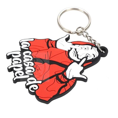 极速。Banknote house Dali key chain La Casa de Papel banknot