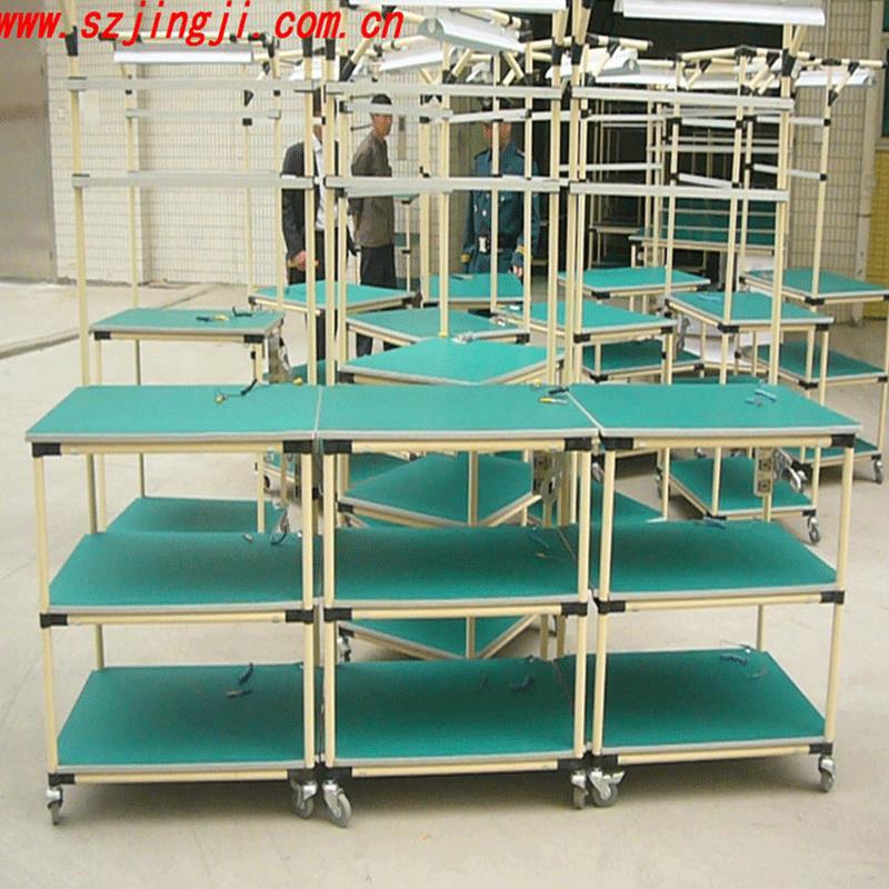厂家低价铝合金线棒工作台 货架 生产线精益管