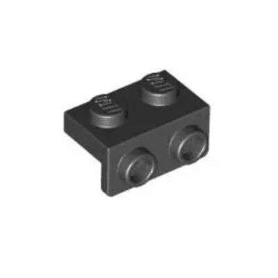 乐高/LEGO积木零配件 6016172 99781 黑色 1x2 托架侧面砖