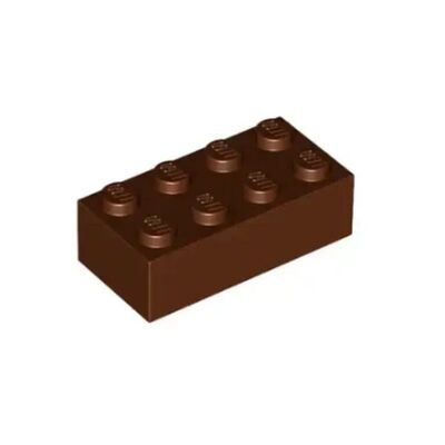 乐高/LEGO积木零配件 4211201 3001 棕色 2x4 基础砖 3556