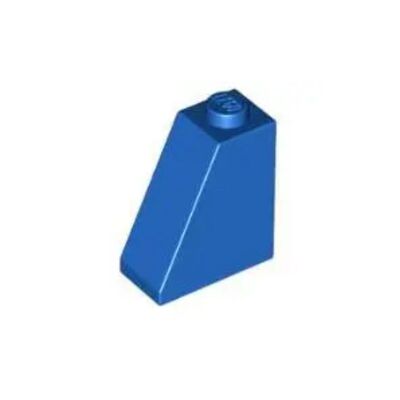 乐高/LEGO积木零配件 6189189 60481 蓝色 1x2x2 斜坡砖