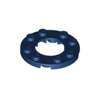 乐高/LEGO零件 6167803 11833 6108550 深蓝色 4×4圆形中空板