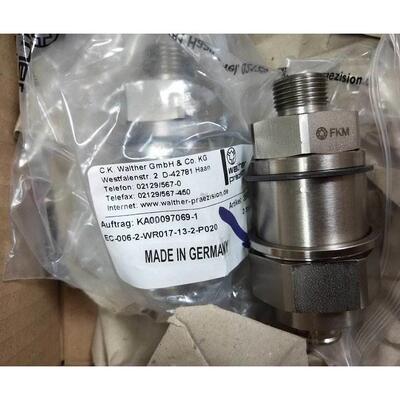 正品Walther Prazision快速接头MD-007-0-L1016-19-2原装