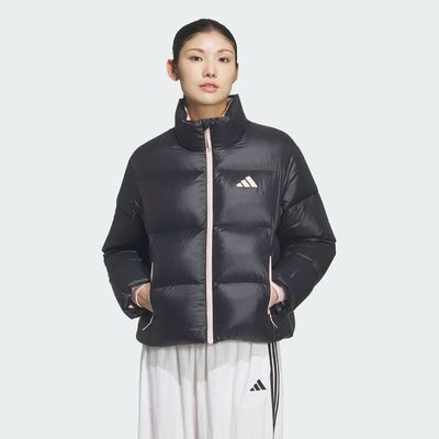 adidas阿迪达斯女子运动训练保暖立领羽绒服外套KQ5506