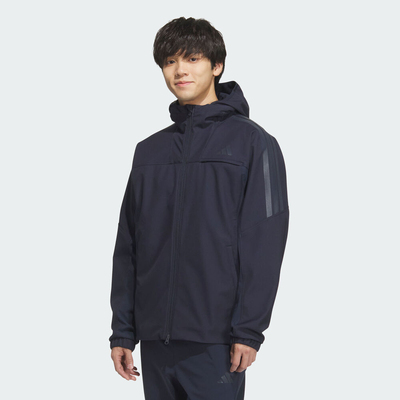 adidas阿迪达斯男子运动训练休闲梭织连帽夹克外套KA1306