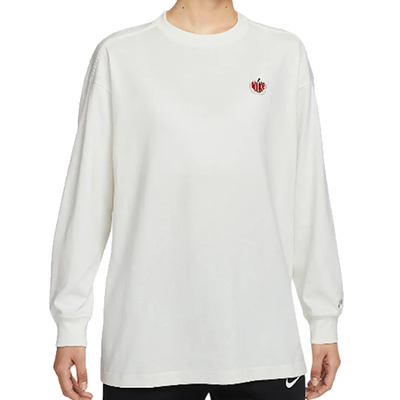 NIKE/耐克女AS W NSW LS TOP OS VDAY针织长袖运动T恤IB1670-133