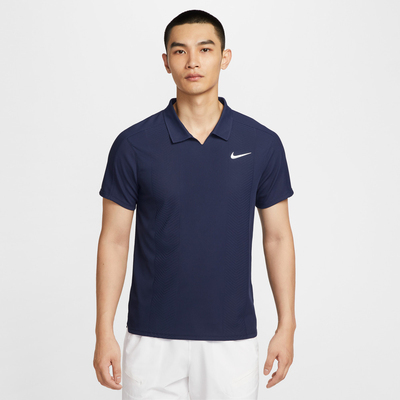 NIKE耐克男子网球运动健身训练休闲翻领POLO衫短袖HM6753-410