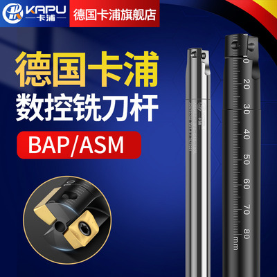 德国卡浦BAP300r数控铣刀杆ASM加工中心1604钨钢1135飞刀杆400R
