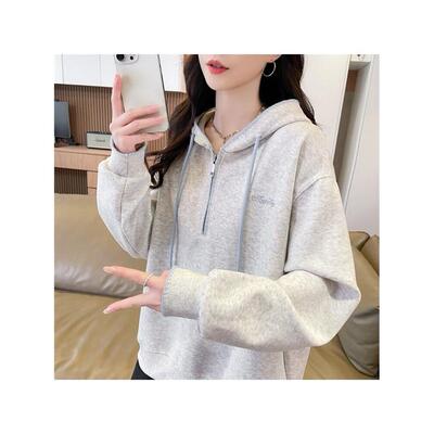 实拍6853秋冬新款卫衣女