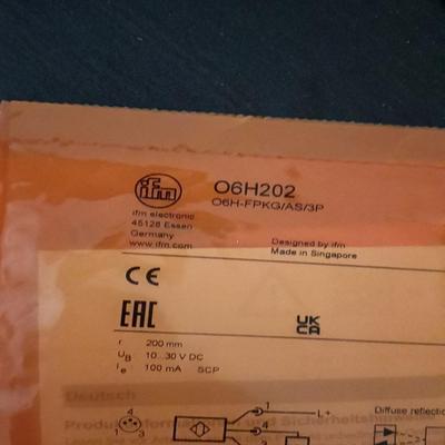 （议价）门，O6H202光电传感器，全新原装正品，实物拍摄