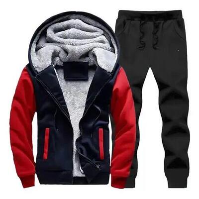 X 23679 Men Hooded Tracksuit Sporty运动套装